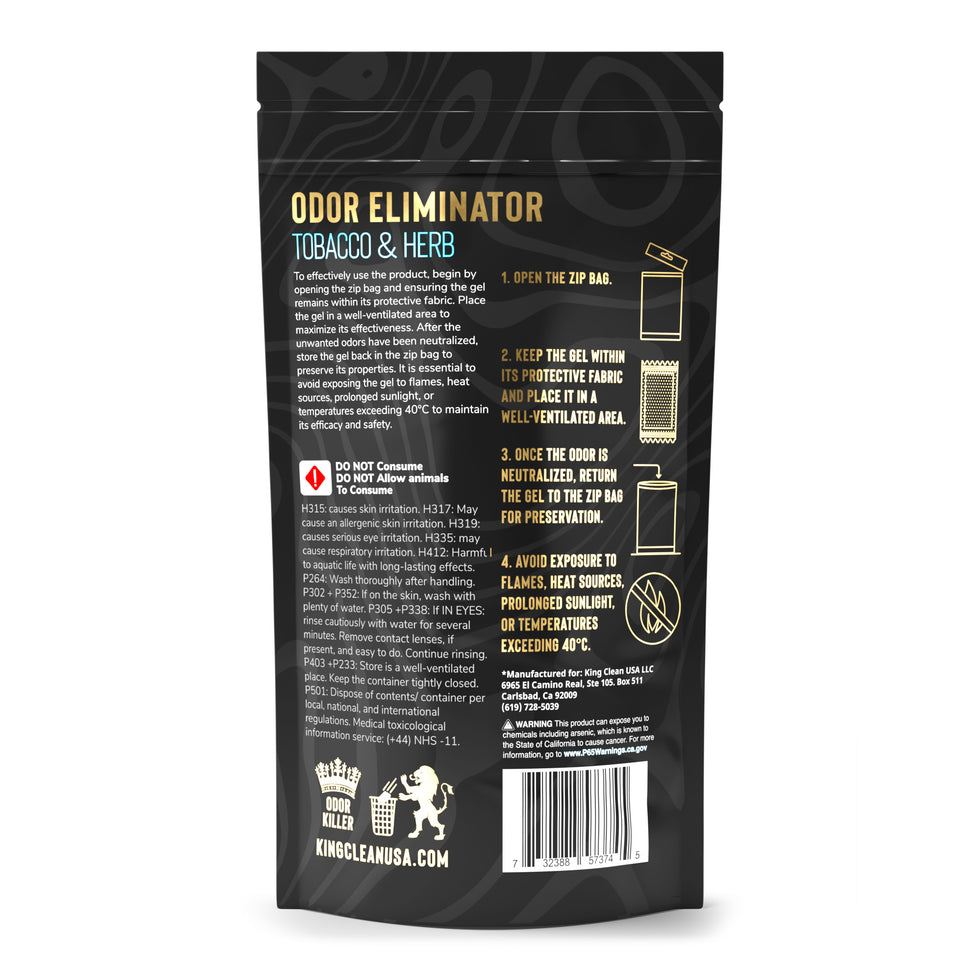 TOBACCO & HERB SMOKE ODOR ELIMINATOR – King Clean